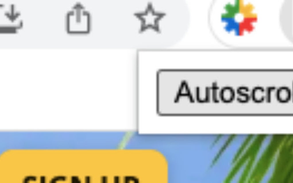 Autoscroll Extension v2 for Google Chrome - Extension Download
