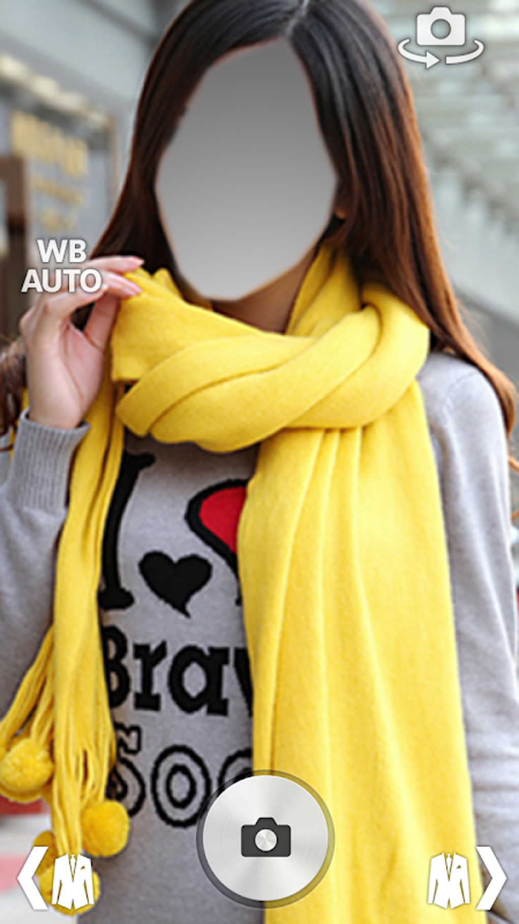 Girls Scarf costume montage photo frames APK for Android - Download