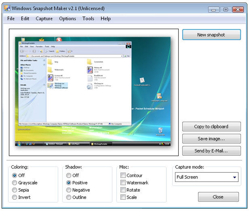 WinSnap Portable Edition - Download