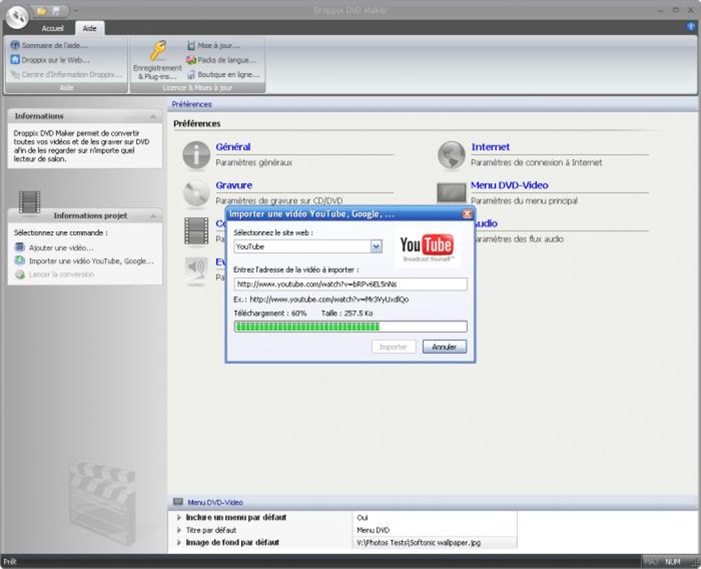 Droppix DVD Maker - Télécharger