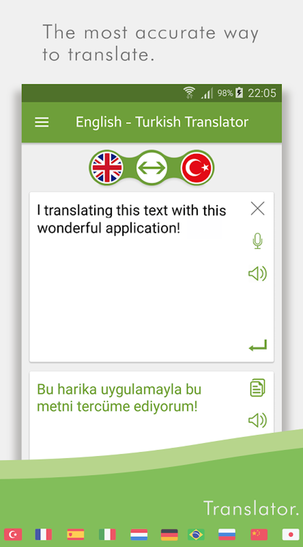 English - Turkish Translator APK for Android - Download