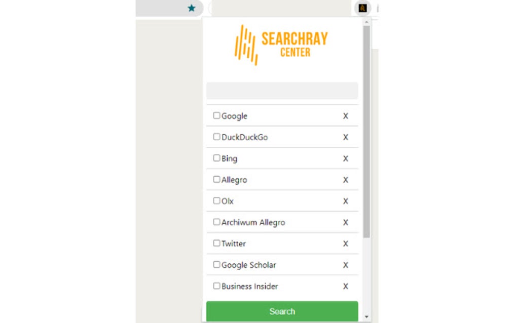 SearchRay Center for Google Chrome - Extension Download