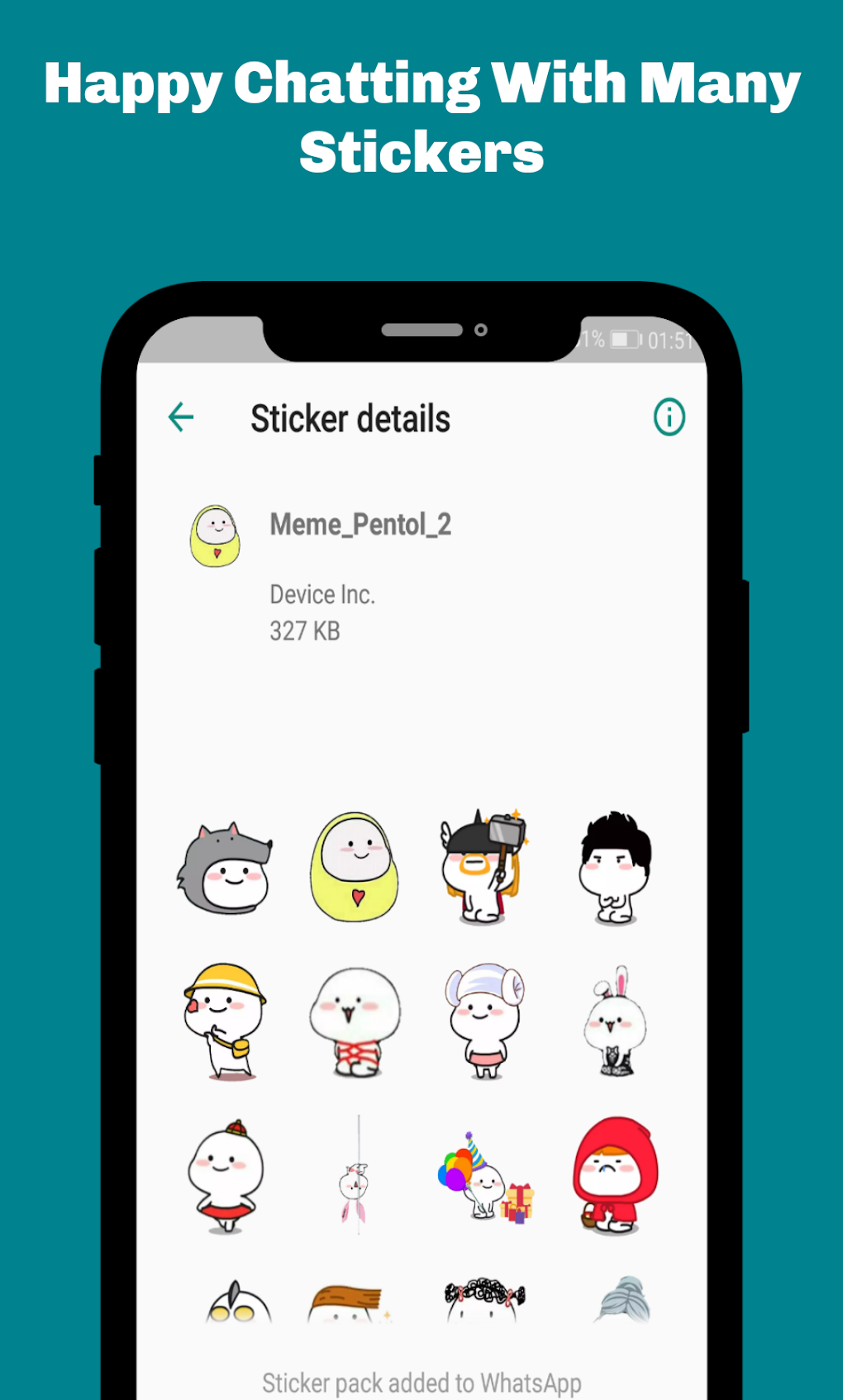 Pentol Funny Stickers for WhatsApp - WAStickerApps for Android - Download