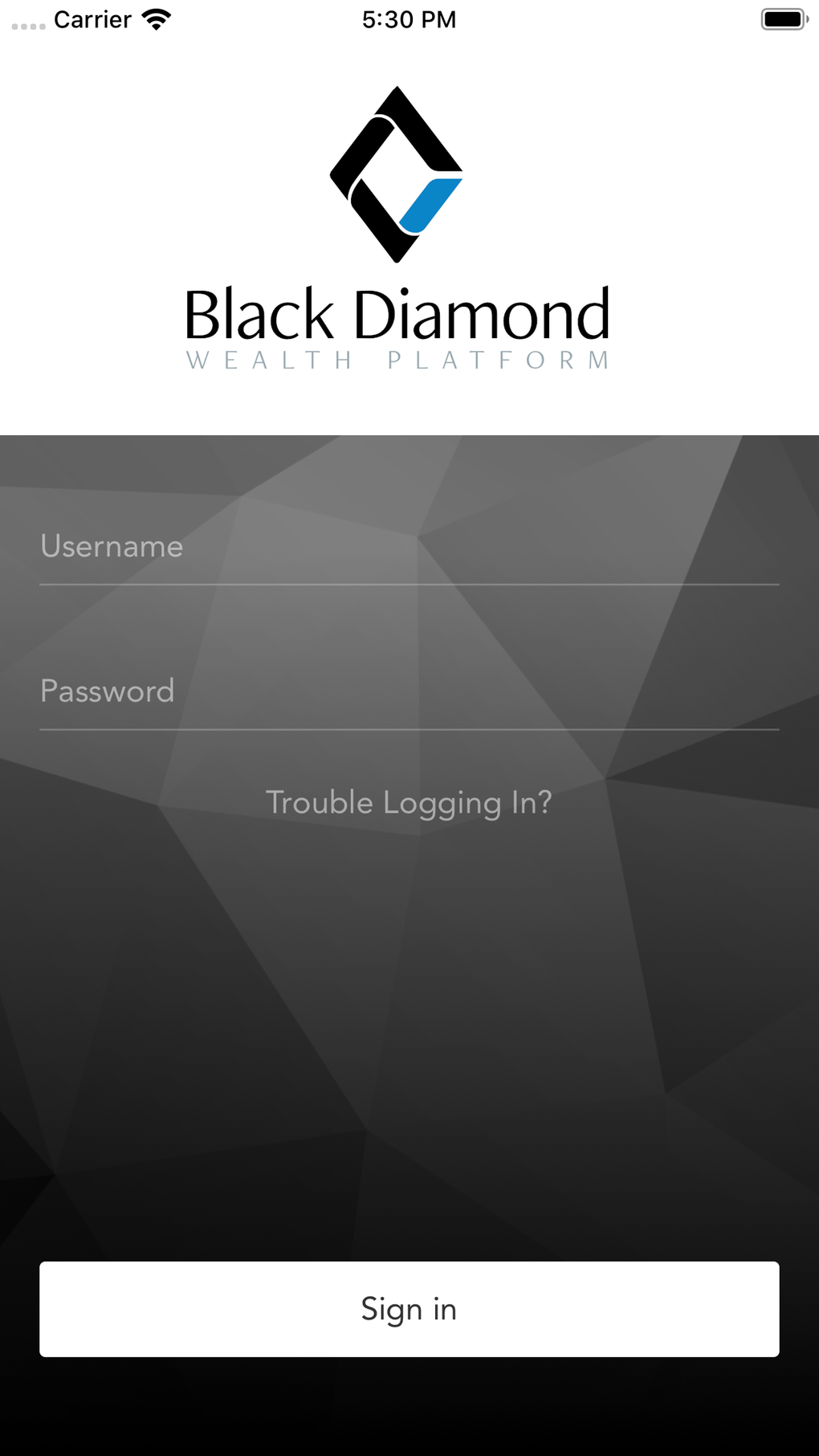 Black Diamond Wealth Platform for iPhone - Download