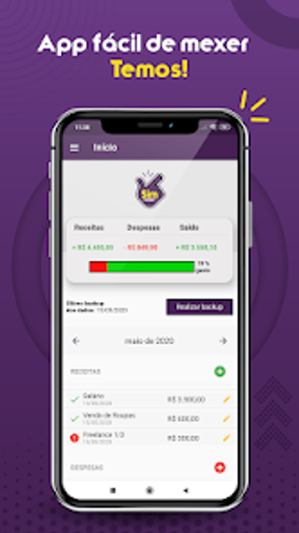 Controle Financeiro Simples for Android - Download