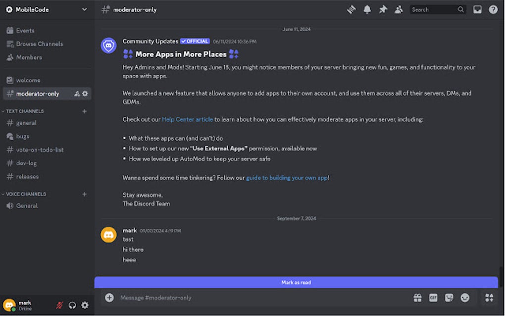 Discord - Mark Channel as Read Manually Google Chrome 용 - 확장 프로그램 다운로드