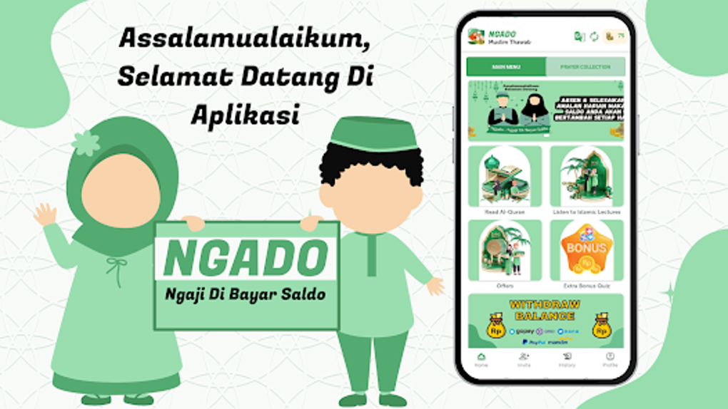 Android 용 Ngado - Ngaji Di Bayar Saldo - 다운로드