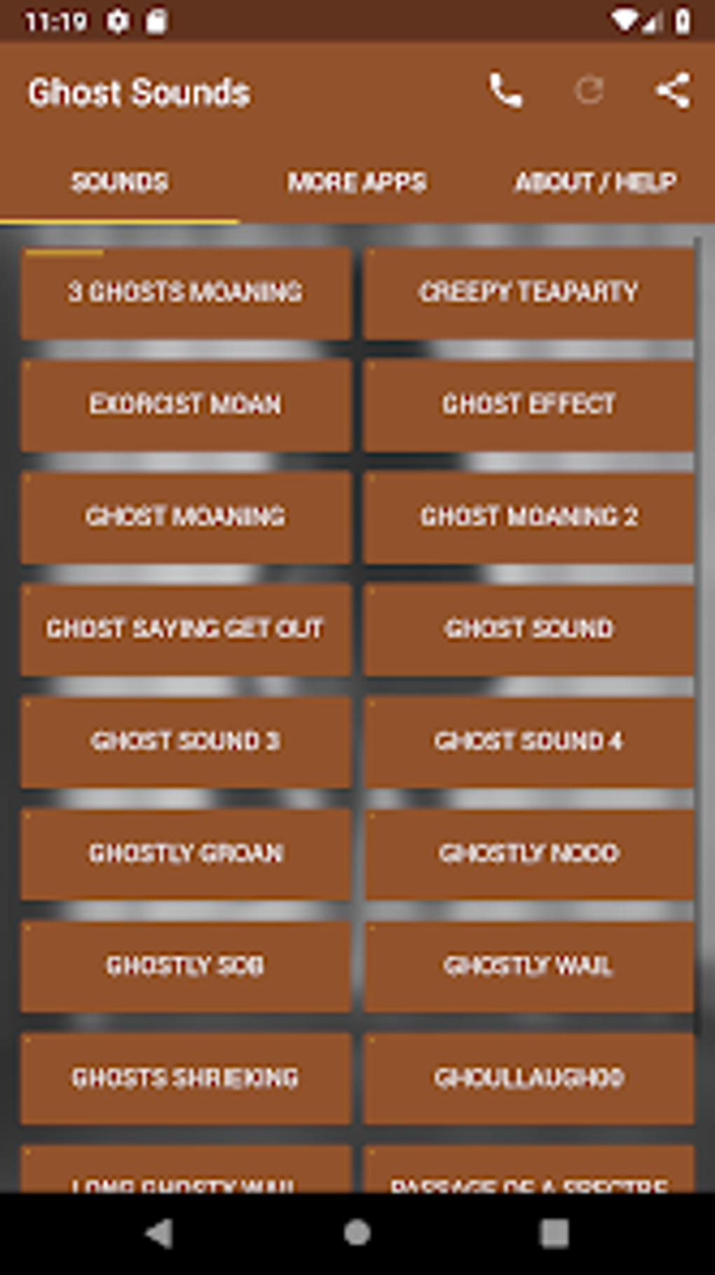 Ghosts Sounds for Android - Download