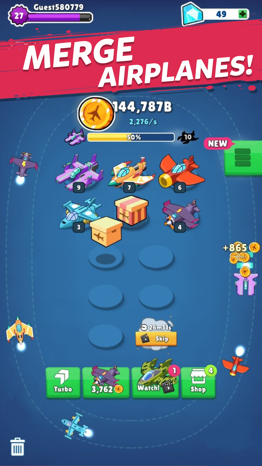 Merge Airplane: Idle Air Craft for iPhone - Download