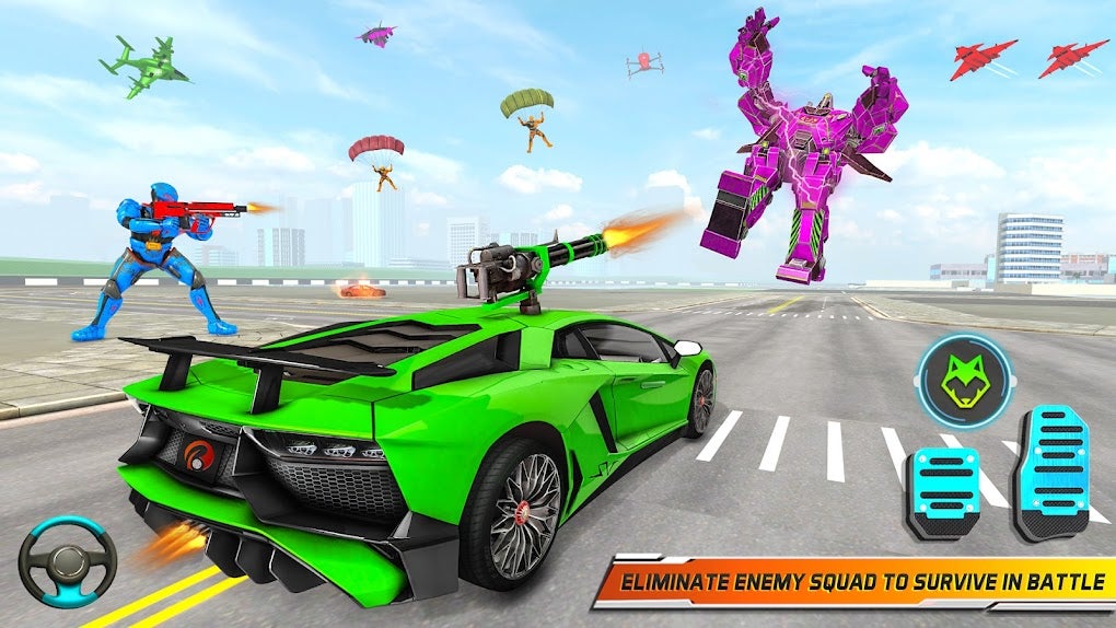Wolf Robot Transforming Games APK for Android - Download