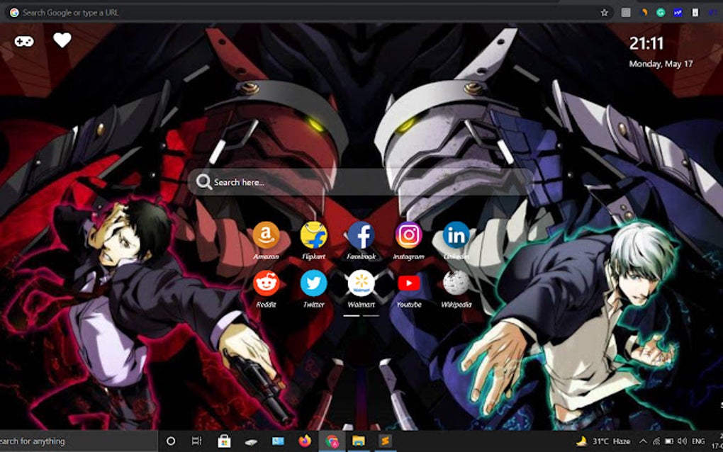 Persona 5 Wallpaper New Tab Theme para Google Chrome - Extensión Descargar