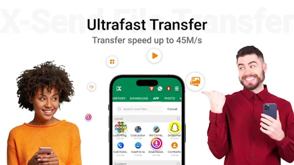 X Send File Share Transfer for Android - Download