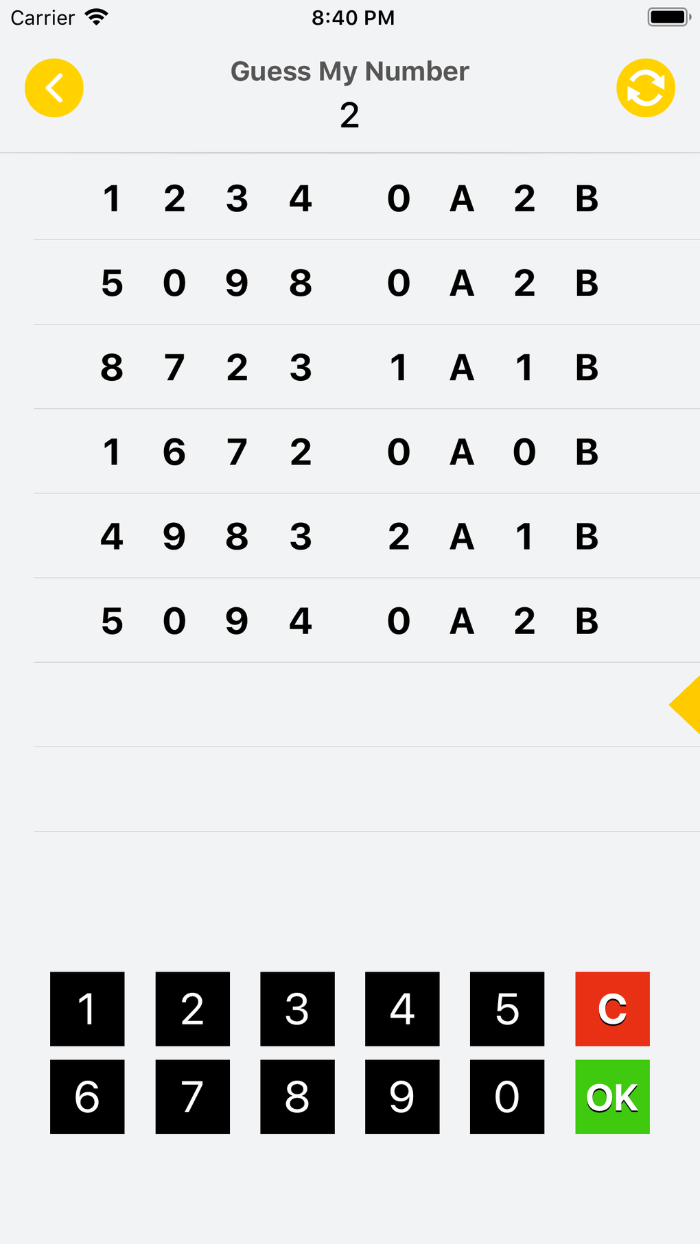 Guess Number - 1A2B para iPhone - Download Guess Number - 1A2B para iPhone - Download