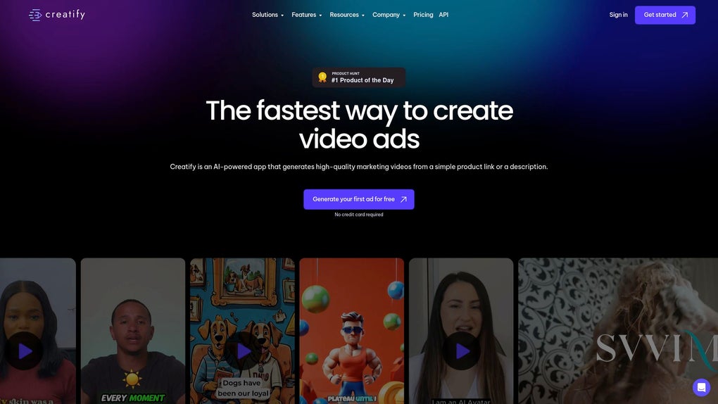 Creatify pour Générateur et éditeur de vidéos IA: revue, fonctionnalités et cas d'utilisation