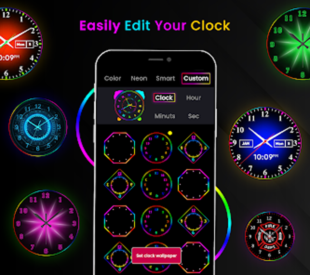 Android için Led Clock: Watch wallpapers - İndir