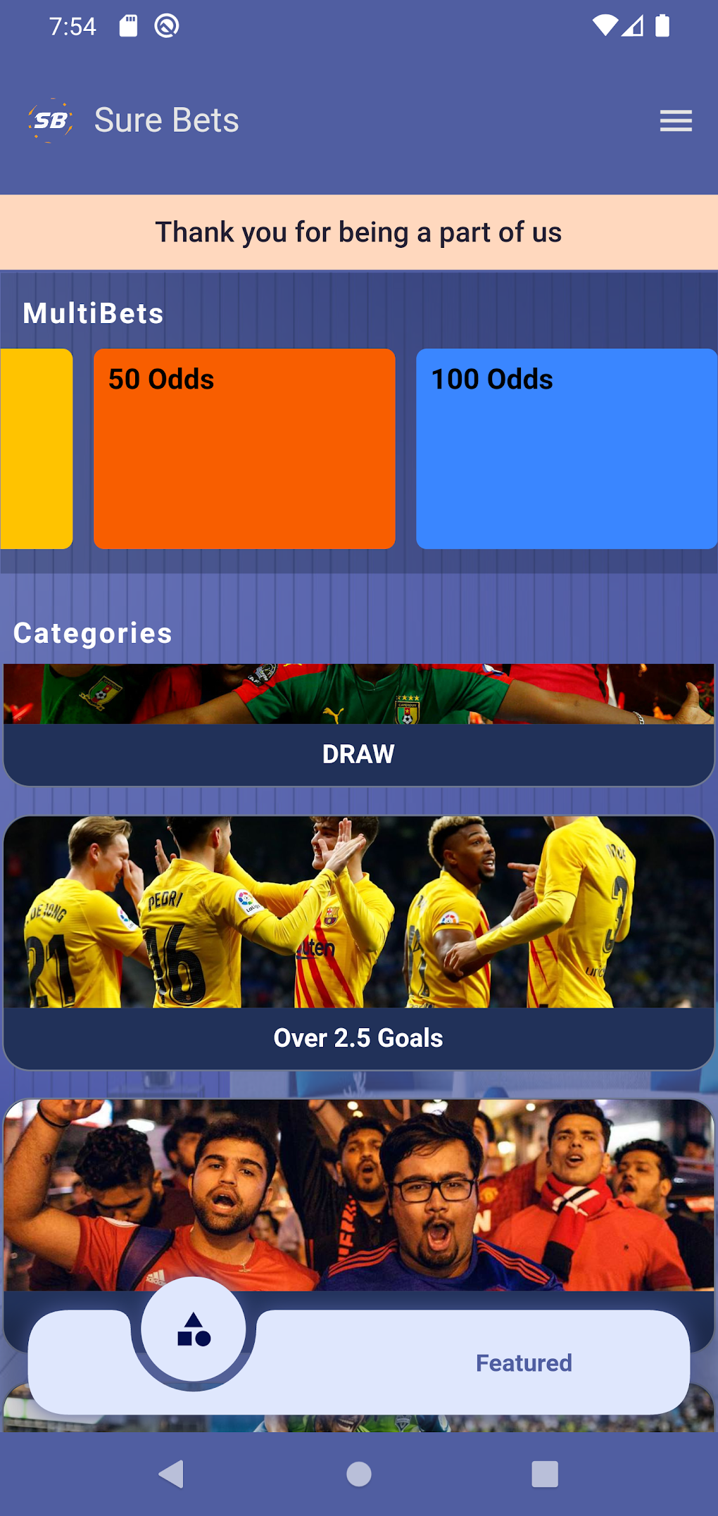 Sure Bets - Become a Winner. for Android - Download