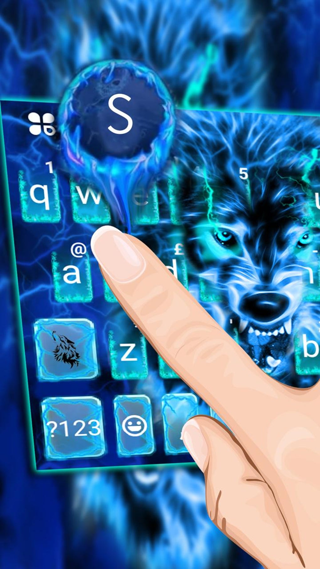 Lightning Wolf Keyboard Theme APK for Android - Download