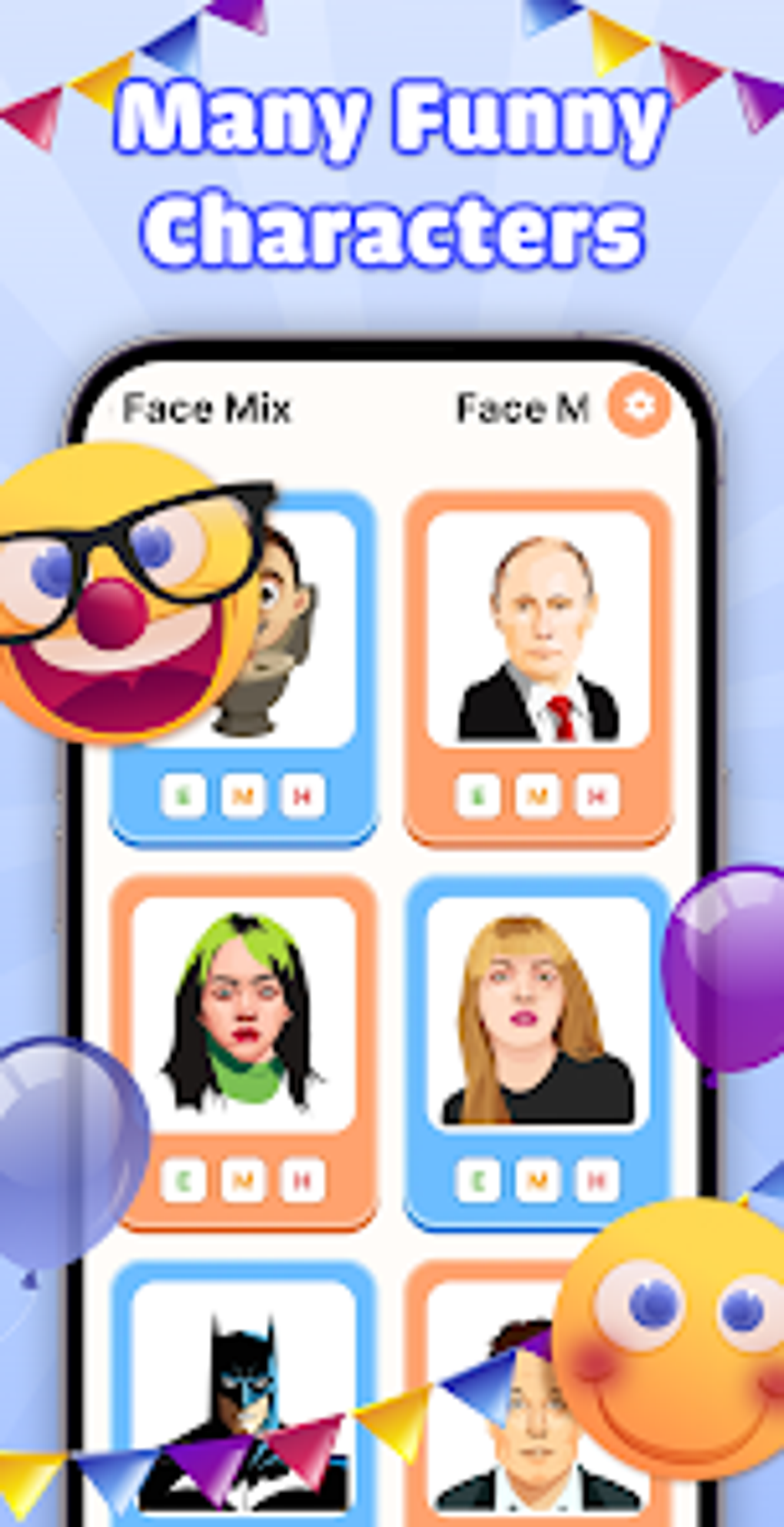 Face Mash: Challenge Face Mix cho Android - Tải về