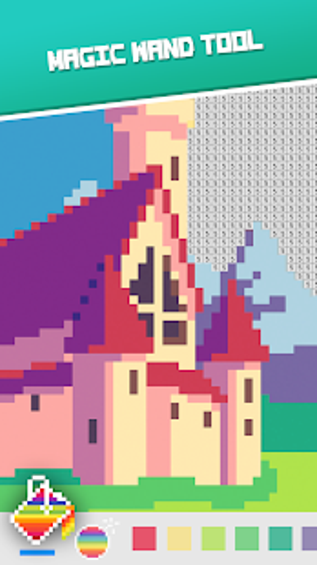 Color By Number For Landscape Pixel Art Android 