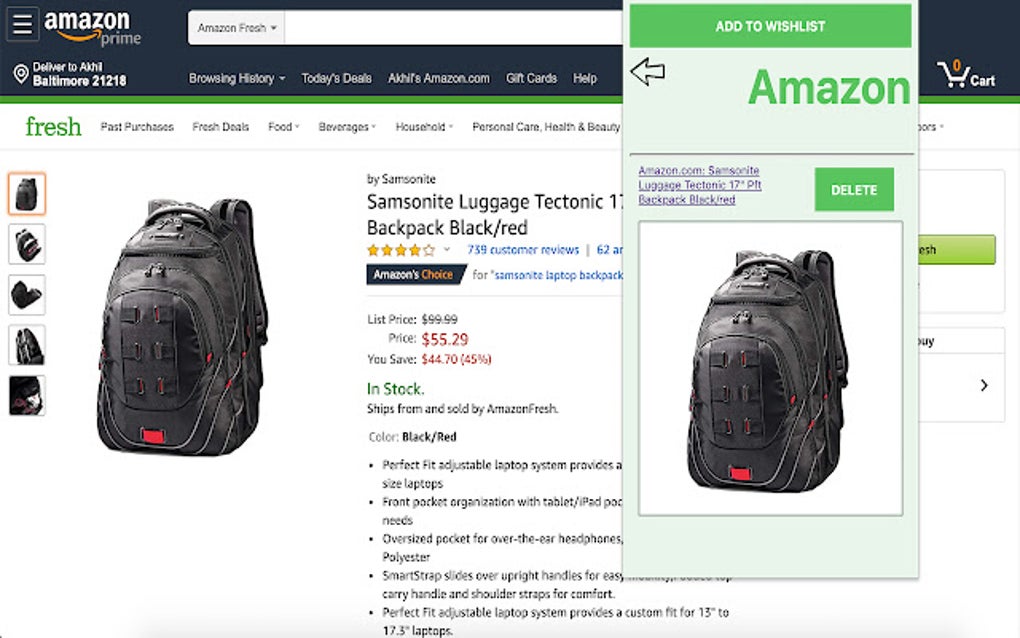Wishlist для Google Chrome - Расширение Скачать