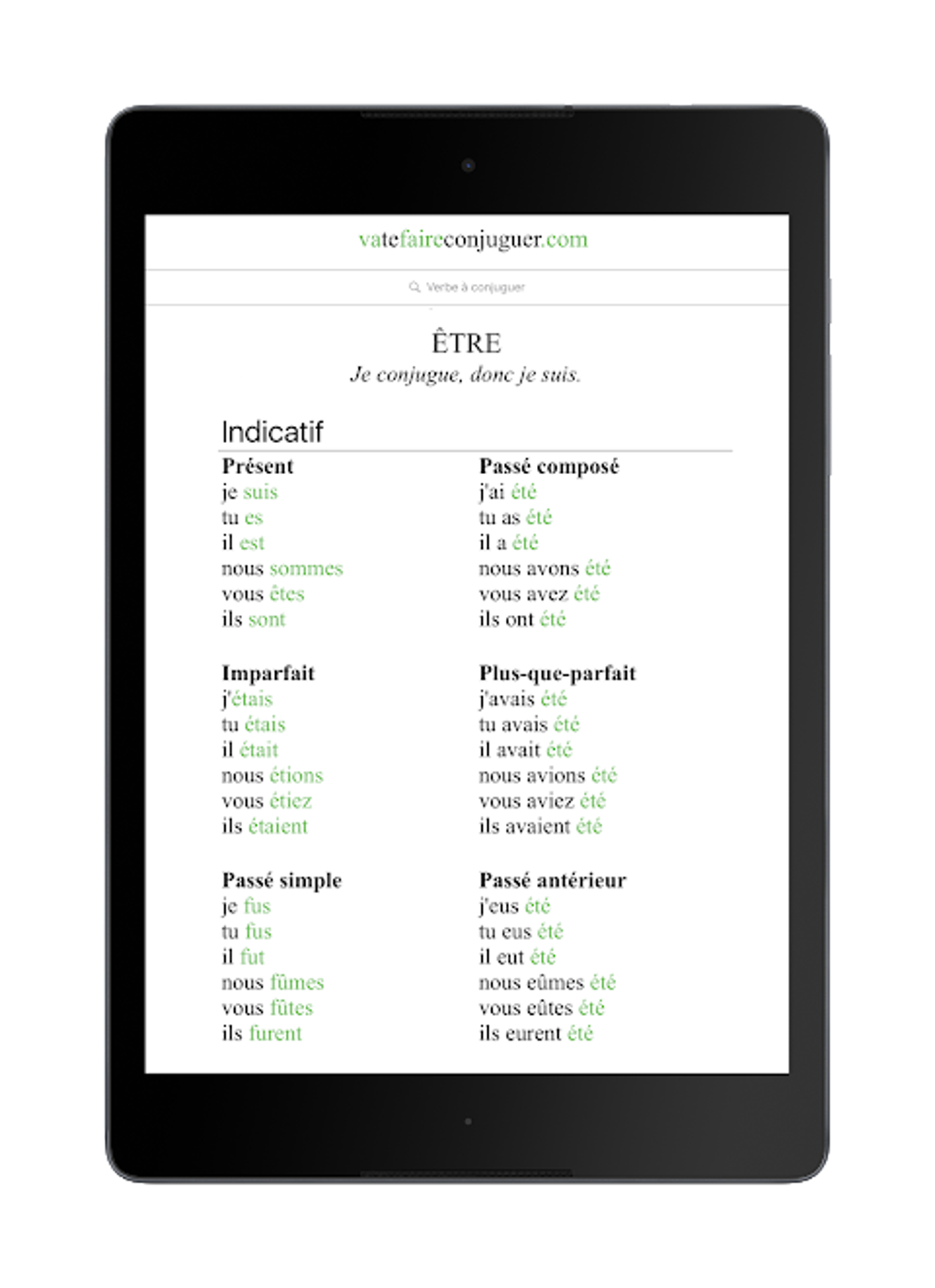 Conjugation Vatefaireconjuguer APK for Android - Download