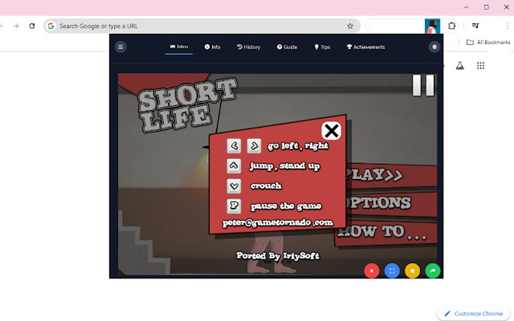 Short Life - HTML5 Game Google Chrome 용 - 확장 프로그램 다운로드