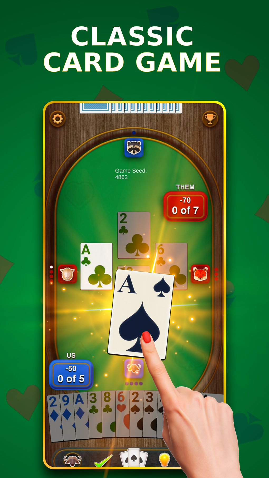 Spades Classic Card Game pour iPhone - Télécharger