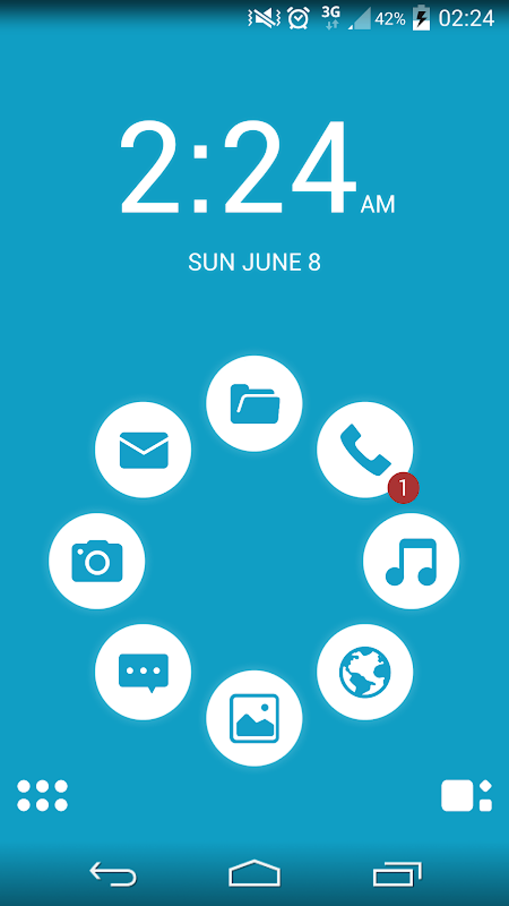 Basic Blue Theme for Smart Launcher APK for Android - Download