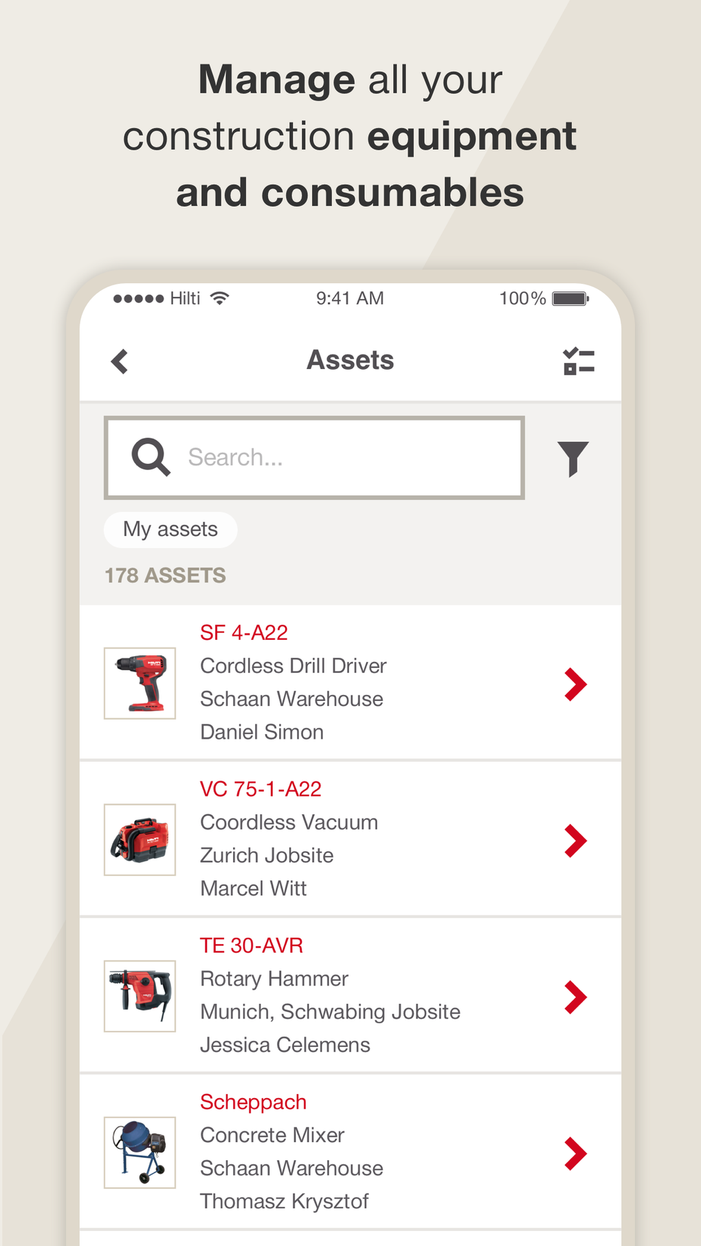 Hilti ONTrack 3 for iPhone - 無料・ダウンロード