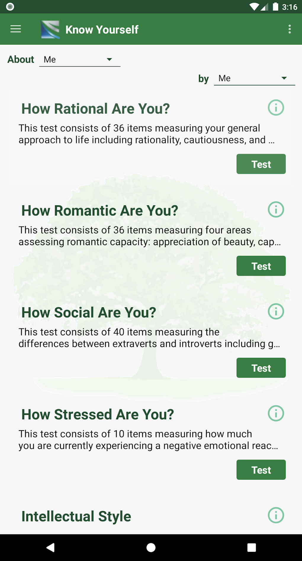 Know Yourself Personality Tests APK for Android - Download