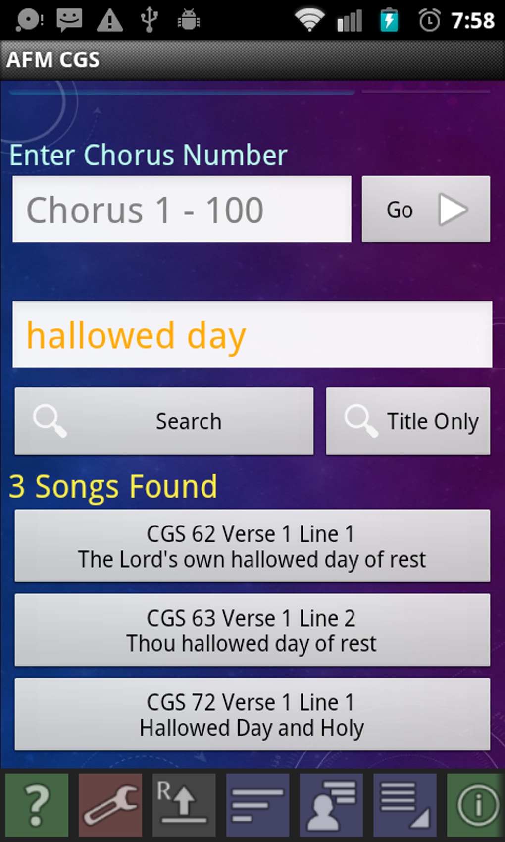 AFM CGS: Apostolic Faith Hymns APK cho Android - Tải về