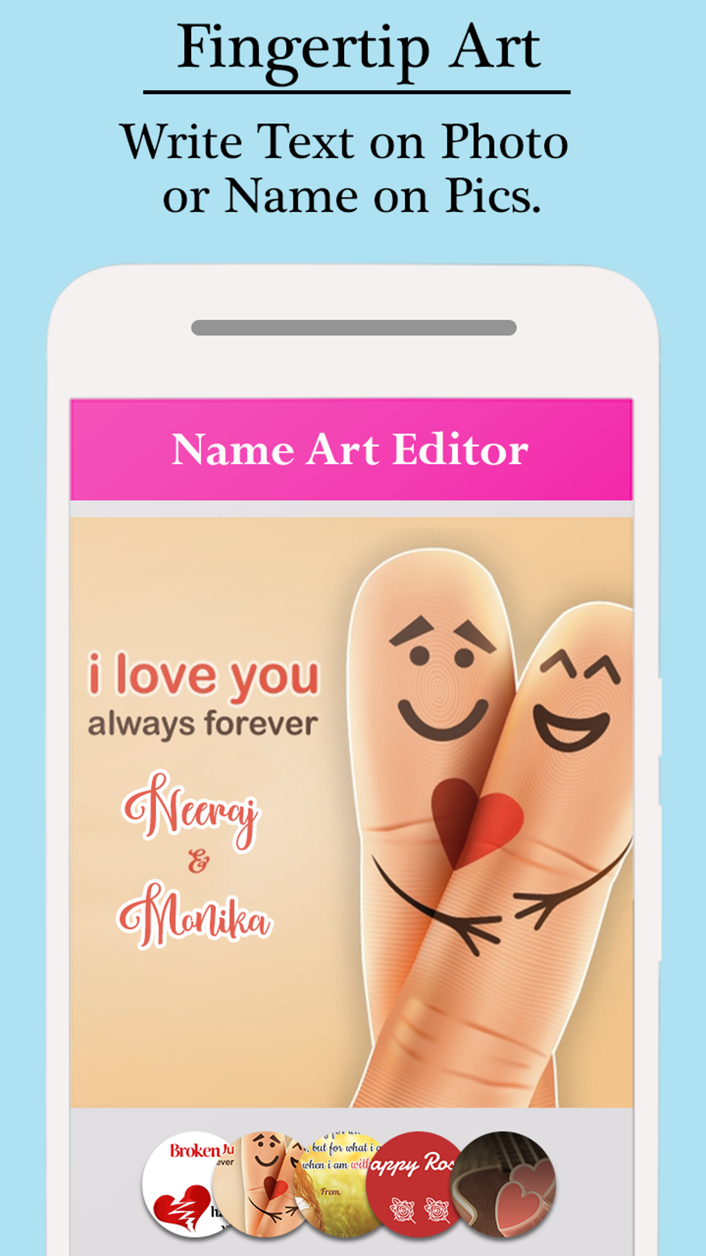Name Art: Grid GIF Collage Maker Photo Editor para Android - Descargar
