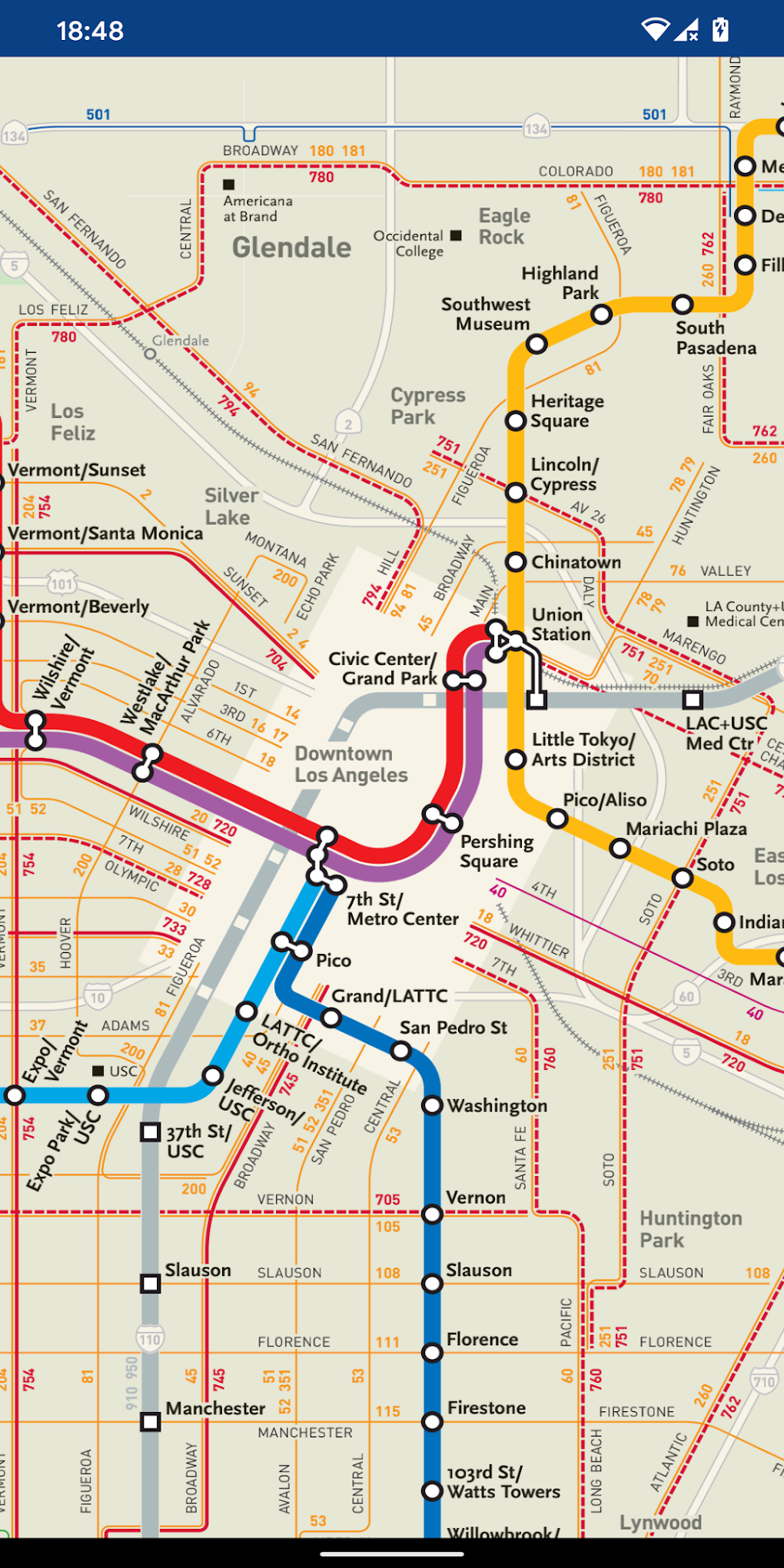 Android 용 LA Metro Map Offline - 다운로드