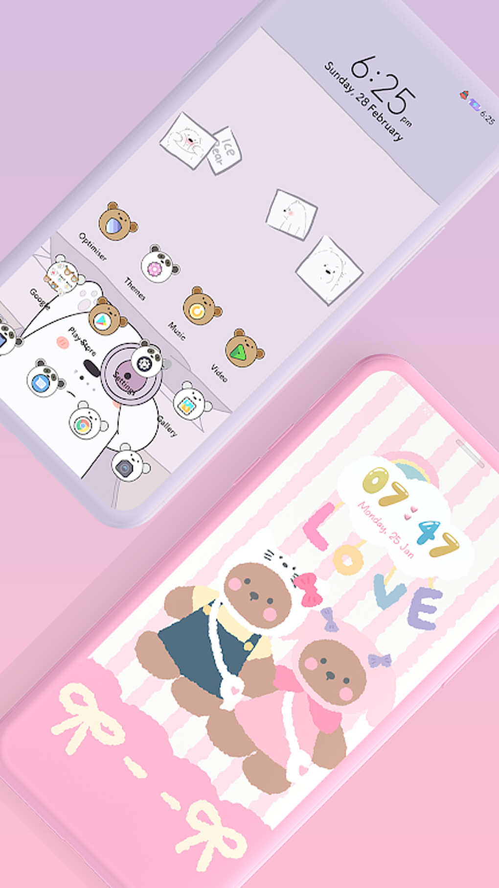 Cute Bear EMUI 10/11 Theme APK for Android - Download