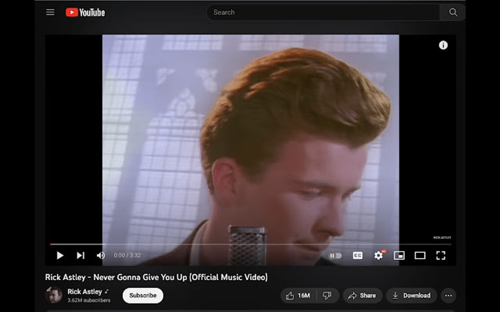 Rickroll Extension for Google Chrome - Extension Download