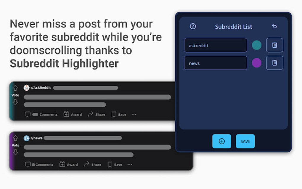 Subreddit Highlighter for Google Chrome - Extension Download
