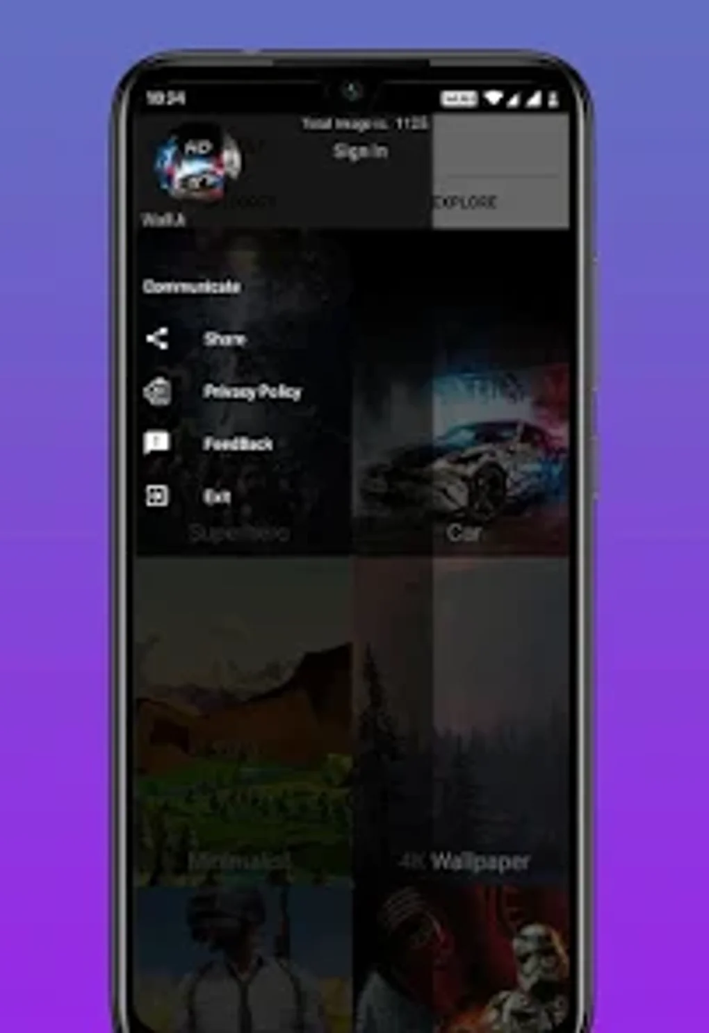 4K Wallpapers - WallUi HD Back for Android - Download