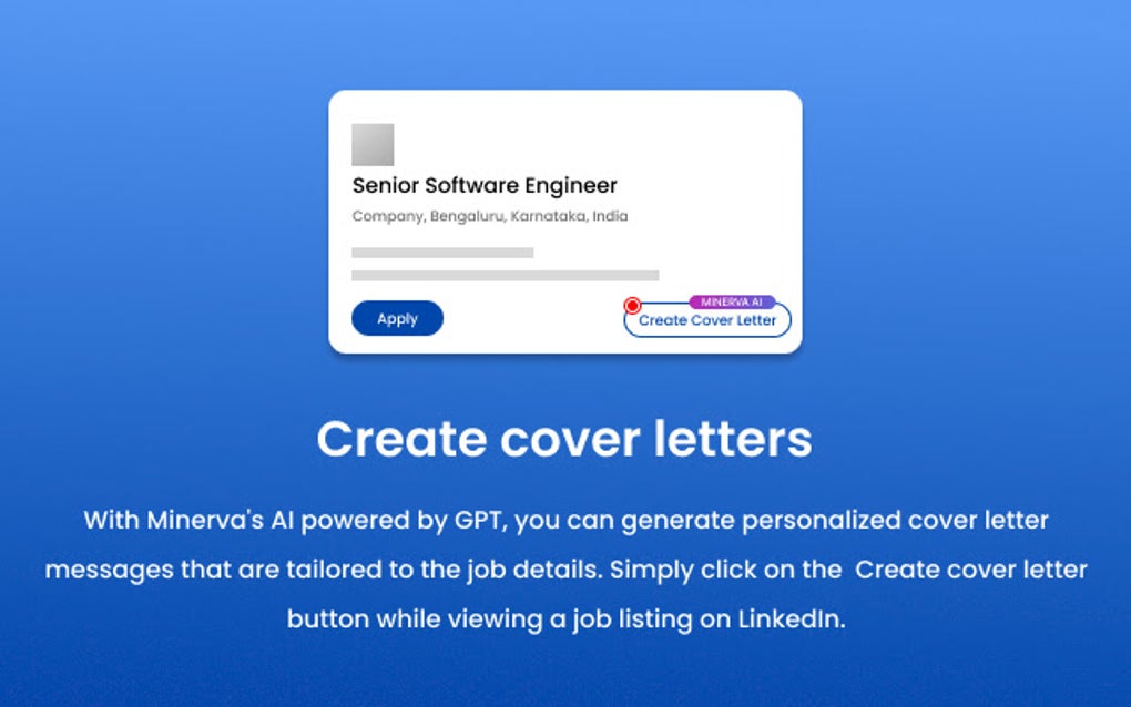 Minerva: Copilot for Job Search with ChatGPT for Google Chrome ...