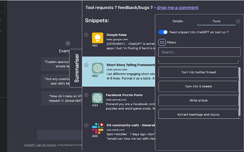 Summariser - ChatGPT Helper extension pour Google Chrome - Extension ...