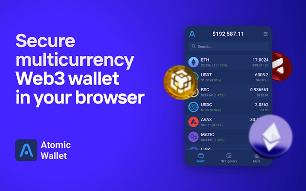 Atomic Wallet Google Chrome 용 - 확장 프로그램 다운로드