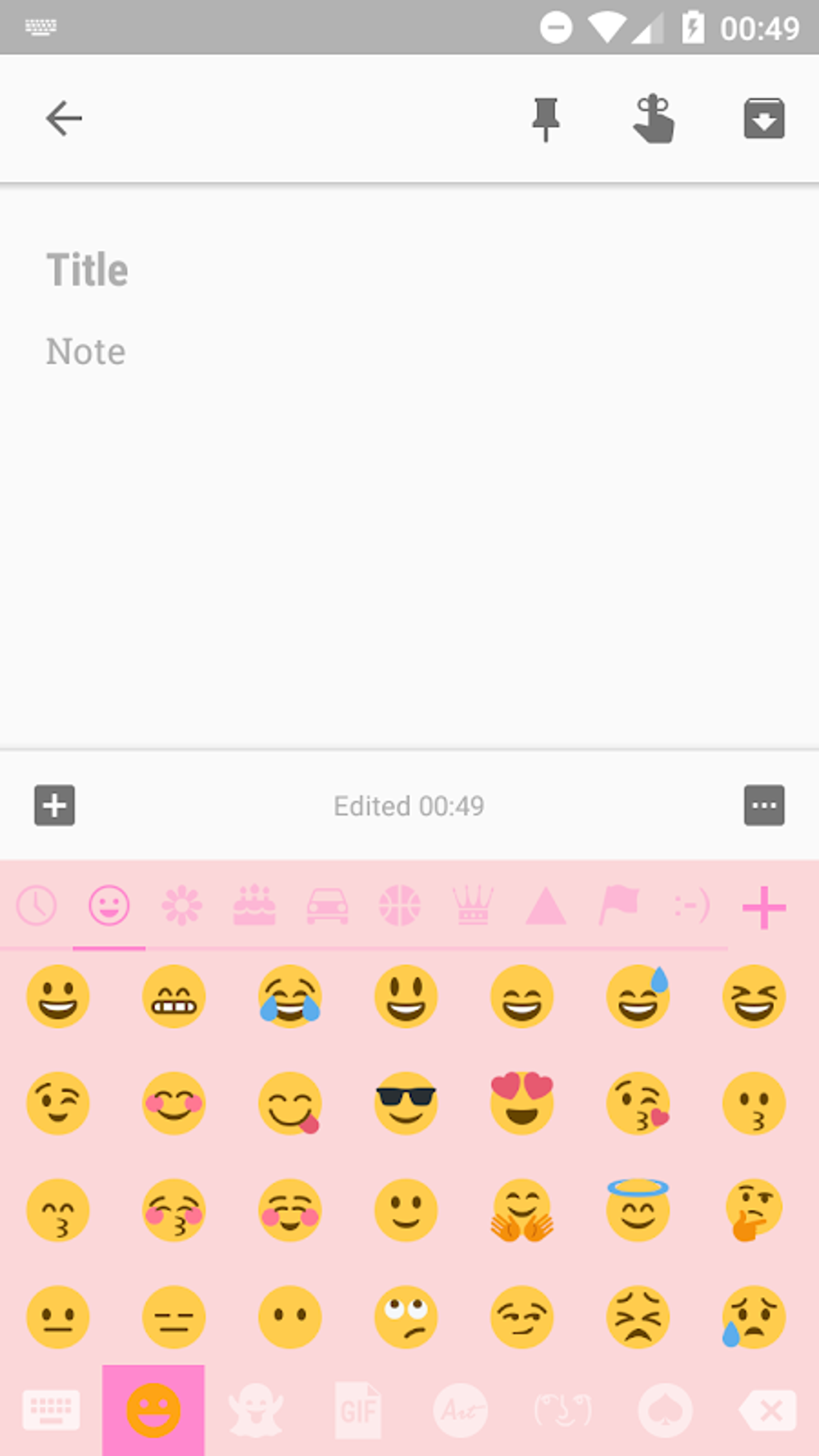 Emoji Keyboard Bow Pink Pastel APK for Android - Download