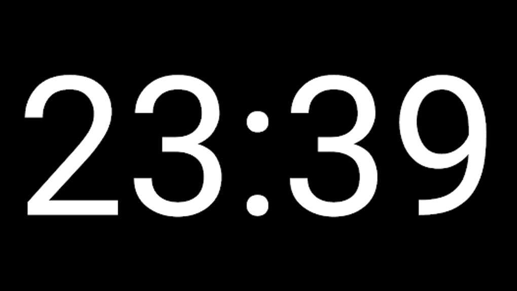 Fullscreen Clock pour Android - Télécharger