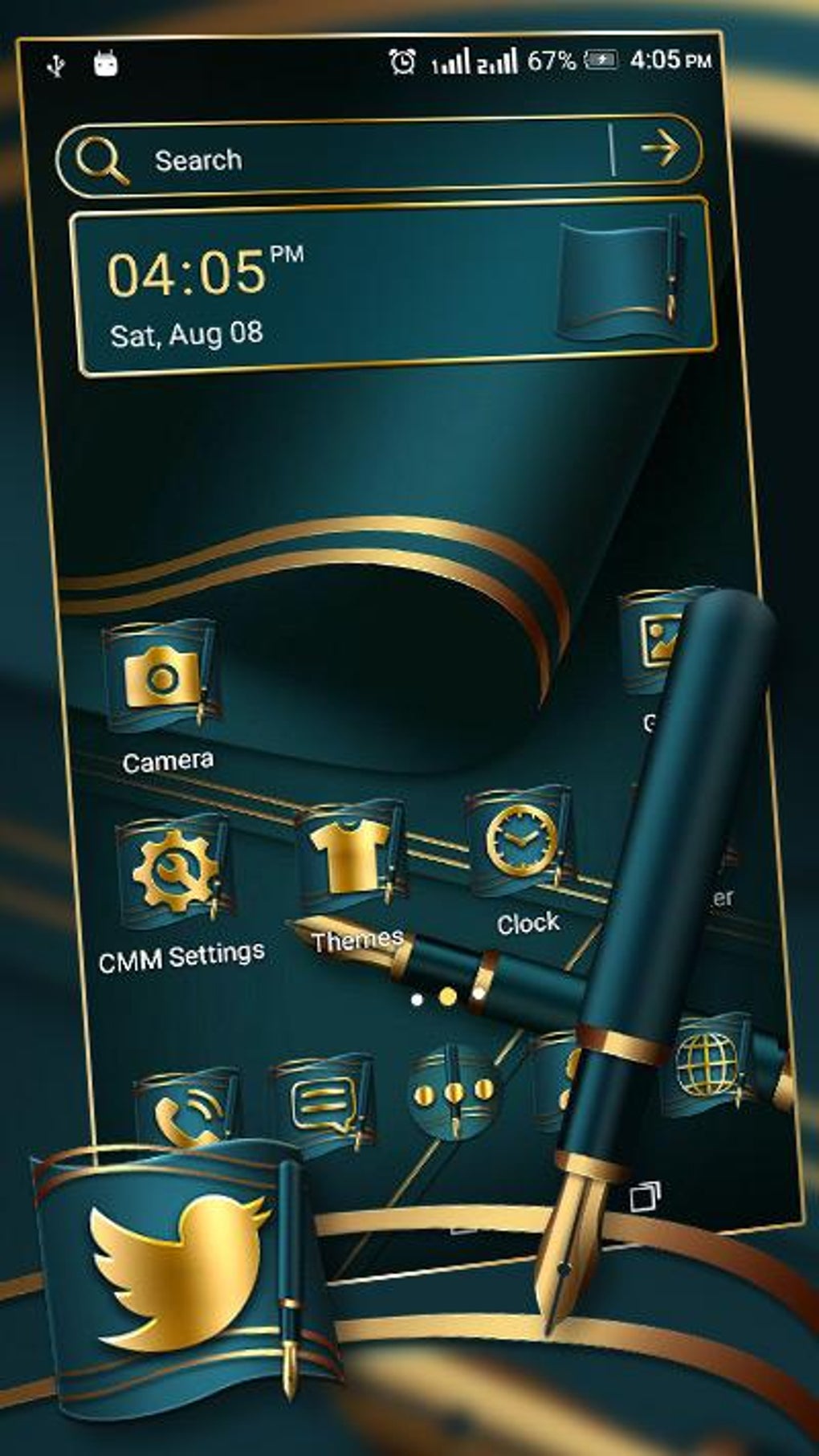 Luxury Pen Launcher Theme APK for Android - Download