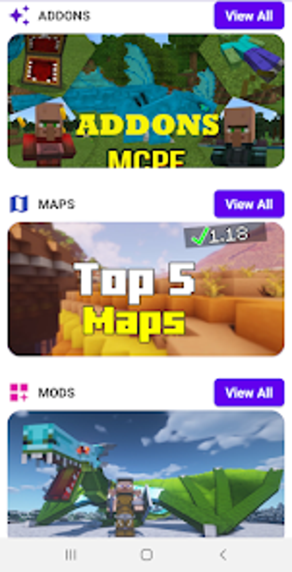 Mods For Minecraft PE Addons para Android - Descargar