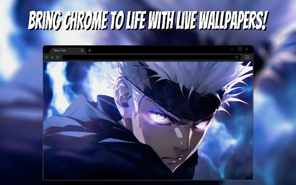 Satoru Gojo Jujutsu Kaisen Live Wallpaper สำหรับ Google Chrome - ส่วน ...
