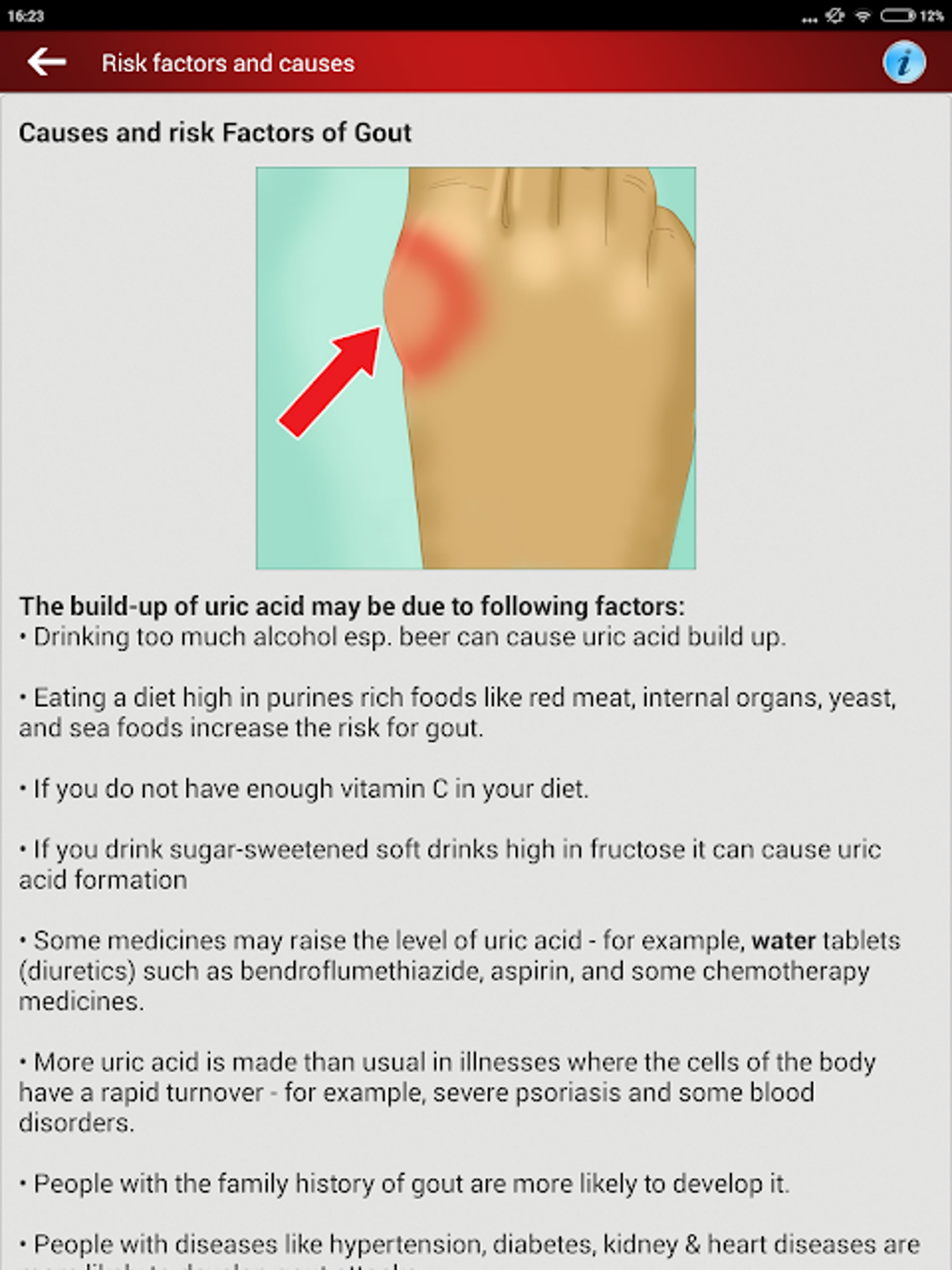 Arthritis Gout Uric Acid Diet APK for Android - Download