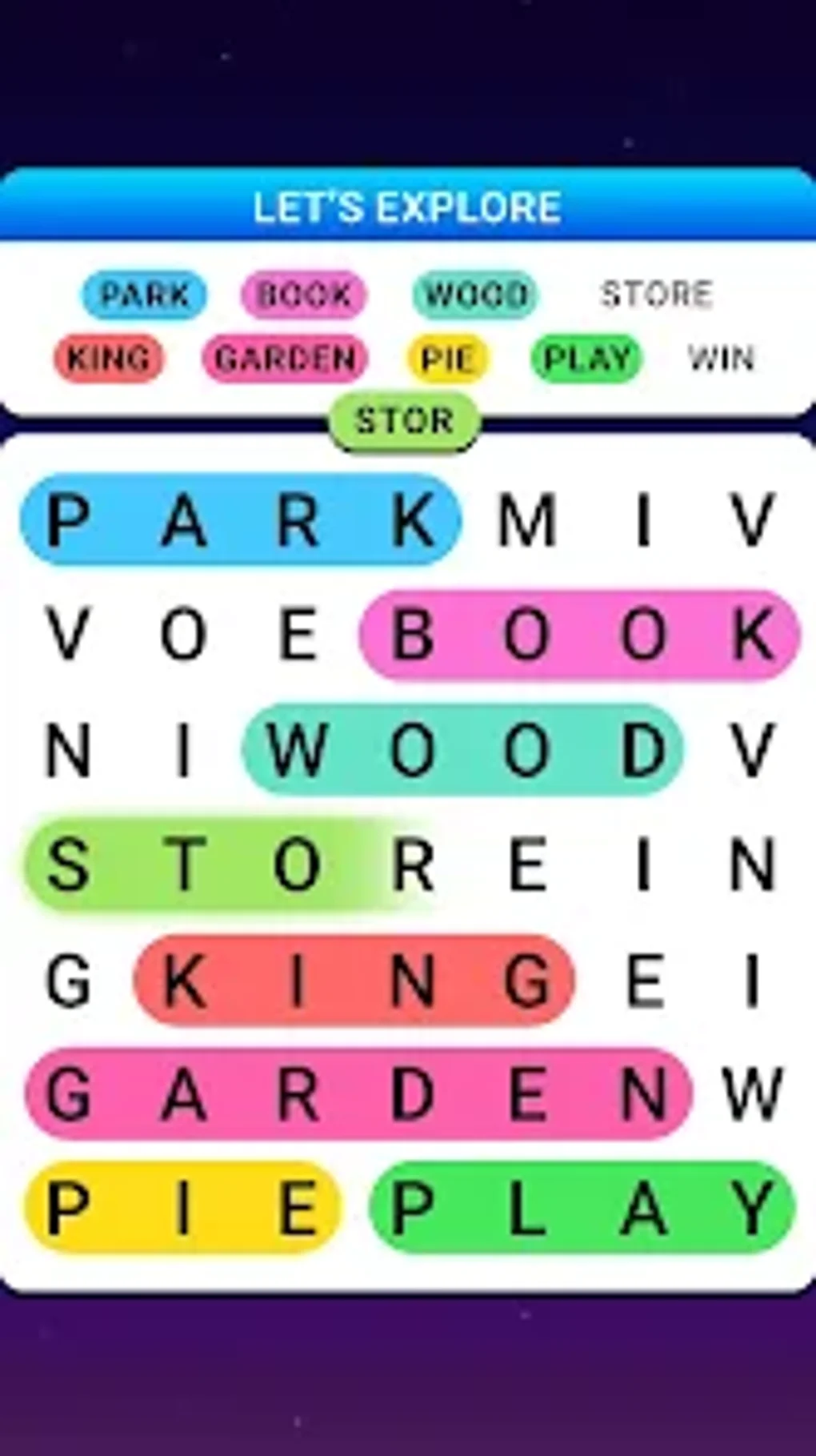 Android için Word Search Puzzle Game - İndir