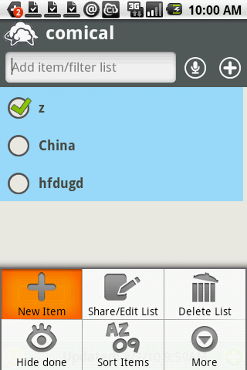 cloudList APK para Android - Descargar