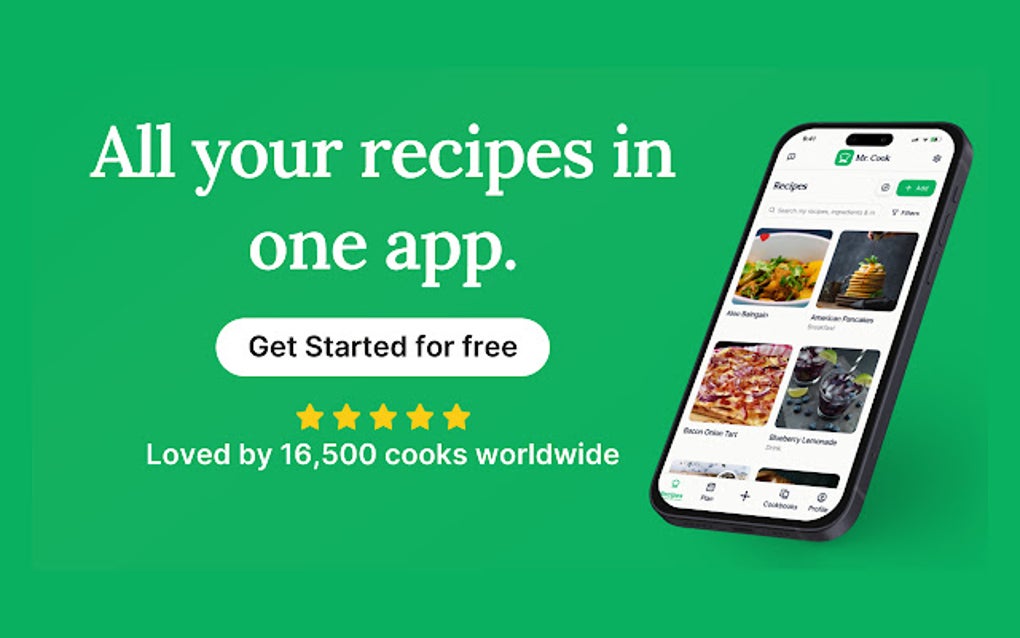 Mr. Cook - Recipe Manager Google Chrome 용 - 확장 프로그램 다운로드