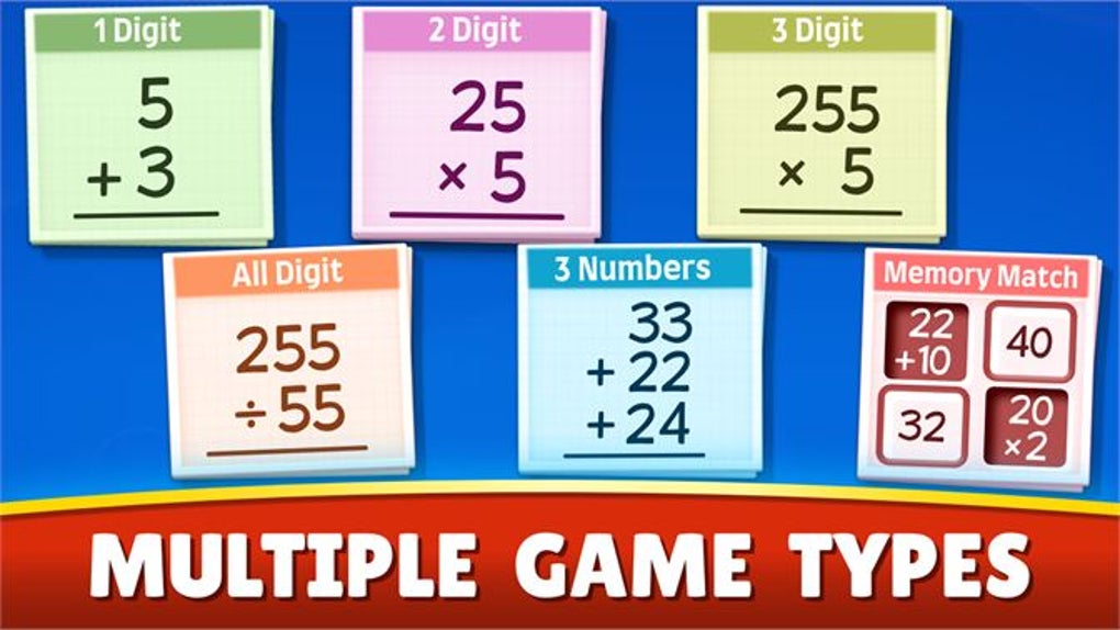 Math Games Addition Subtraction Multiplication Division Download